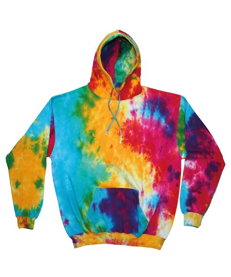 Td31m Rainbow Tie Dye Hoodie