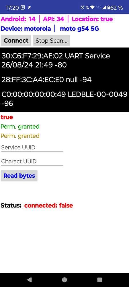 Crash With Bluetoothle And Microbit On Android 14 Bugs And Other Issues Mit App Inventor