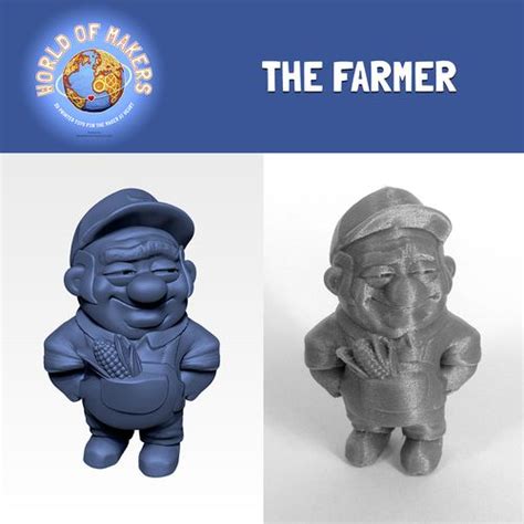 The Farmer From The World Of Makers Series Pinshape Farmer Maker