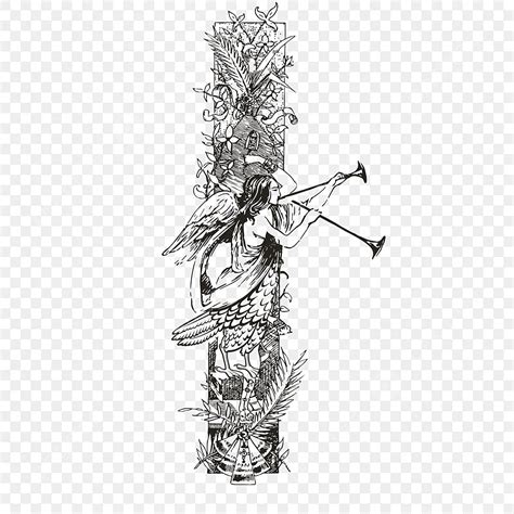 고대 유럽 신화의 인물 일러스트 전통 문양 고대 신화 유럽 Png 일러스트 및 Psd 이미지 무료 다운로드 Pngtree