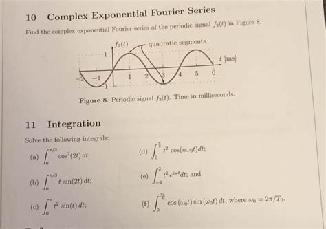 10 Complex Exponential Fourier Series Find The