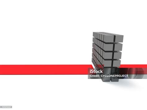 길을 막고있는 강한 벽 예기치 않은 사고 진행을 차단하는 악의적 인 장애물을 나타내는 추상적 인 개념 괴롭힘과 해프닝 텍스트 공간 3d 렌더링 흰색 배경입니다 0명에 대한