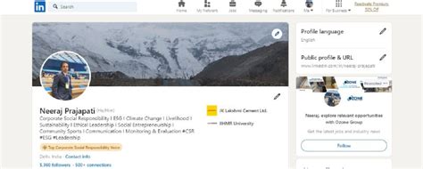 Neeraj Prajapati On Linkedin Linkedintop Csr Social