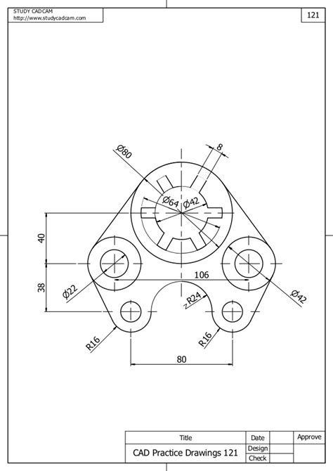 autocad 2d drawing for beginners pdf center points of circles created