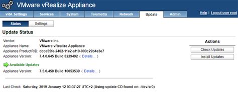 Step By Step Vmware Vrealize Automation 7 X To 7 5 Upgrade Vexpert Consultancy