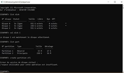 Partition Efi Sur Mauvais Disque Résolu