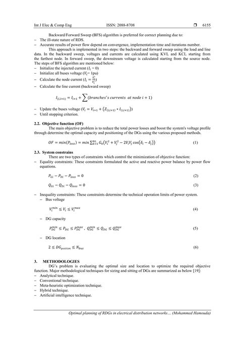 Optimal Planning Of Rdgs In Electrical Distribution Networks Using Hybrid Sapso Algorithm Pdf