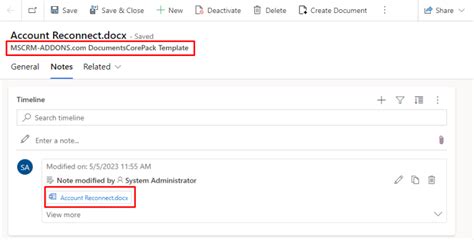 Template Management In Documentscorepack
