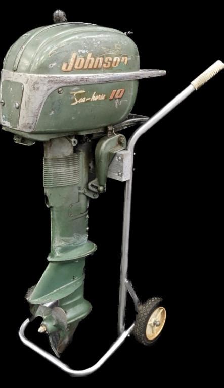 1950s Johnson Sea Horse 10 Hp Outboard Motor Auction