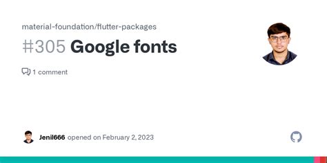 Google Fonts Issue Material Foundation Flutter Packages Github
