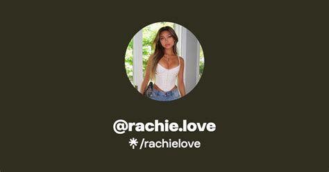 Rachie Love Instagram Tiktok Linktree