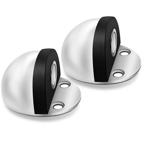Magnetic Door Stop White Door Stoppers Floor Mount Magnetic Door Catch