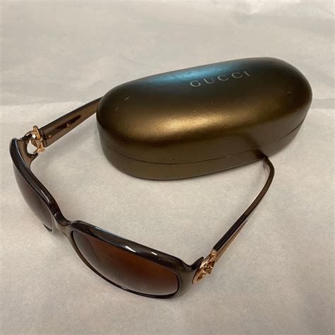1980s Vintage Oversized Italian Sunglasses By Gucci For Sale At 1stdibs