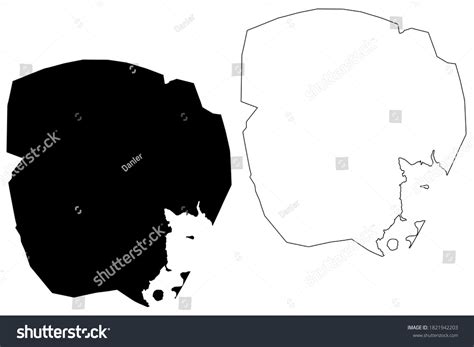 Kampala City Republic Uganda Map Vector Stock Vector Royalty Free Shutterstock