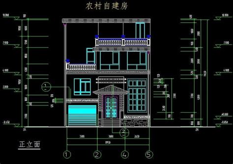 农村自建房别墅设计图CAD全套施工图纸素材 迅捷CAD编辑器