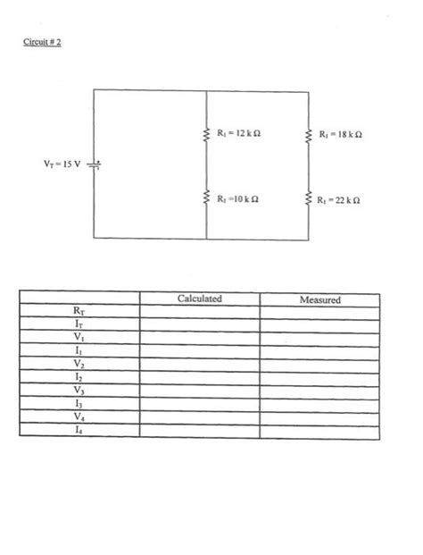 Solved Lab 14 Series Parallel Circuits Circuit 1 Chegg