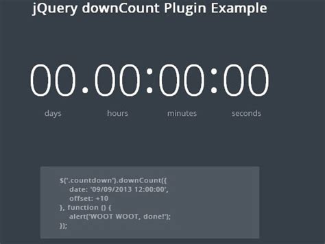 15 Awesome Jquery Countdown Timers
