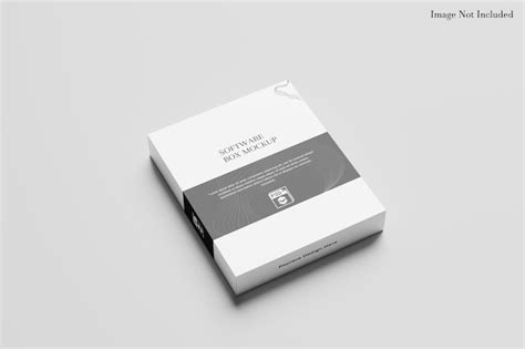 Premium PSD Software Box Mockup
