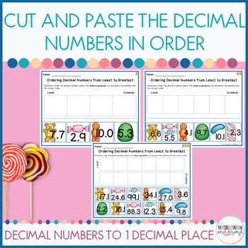 Decimal Order Least To Greatest Decimal Place By Kerry Grogan Tutoring