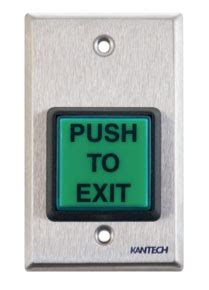Kantech PB EXIT Push Button Exit Detector