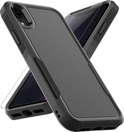 For Iphone Xr Case Dual Layer Protective Heavy Duty Cell Phone Case Shockproof