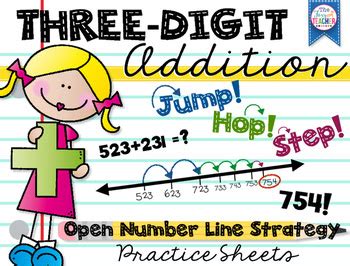 The Foxy Teacher Open Number Line Strategy Addition Subtraction
