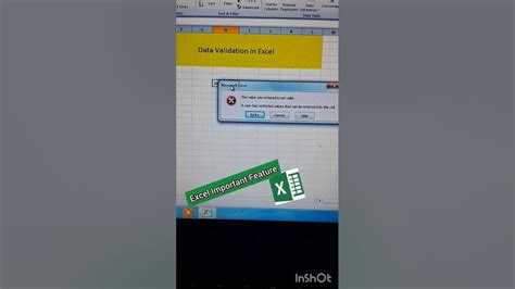 Data Validation In Excel Excel Exceltips Exceltutorial Exceltricks Computer Knowledge