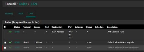 pfsense testing environment with builtin ethernet cable how solved