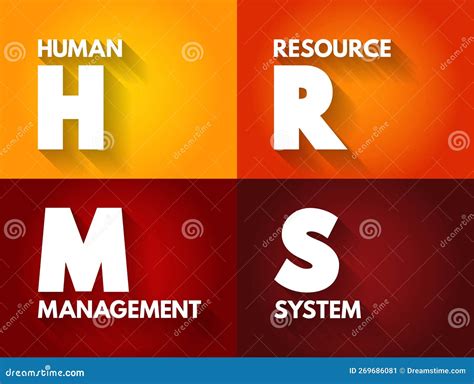 Hrms Human Resource Management System Suite Of Software Applications Used To Manage Human