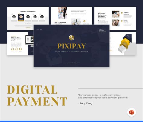 premast pixipay digital payment presentation template powerpoint