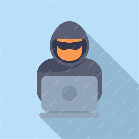 Premium Vector Cyber Security Threat With Hacker Using Laptop For
