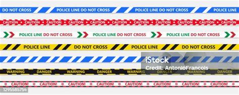 범죄 라인 테이프 경찰 위험 주의 벡터 보안 라인을 교차하지 않음 범죄에 대한 스톡 벡터 아트 및 기타 이미지 범죄 보안 안전 Istock