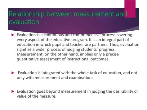Measurement Assessment And Evaluation Pptx
