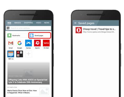 Save Bookmarks 4 Ways To Save Sites In Opera Mini Blog Opera News