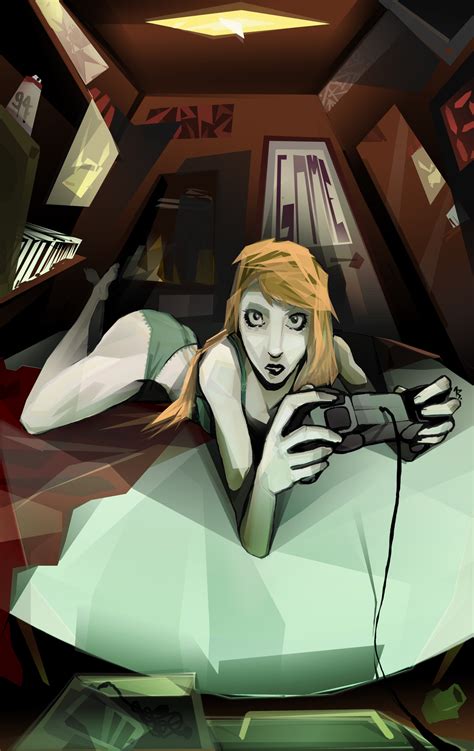 Mélanie Gamergirl By Trez Treize On Newgrounds