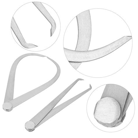 Buy 2pcs 6 Inch Calipers Stainless Steel Inner Diameter Outer Diameter Calipers Measuring Tool