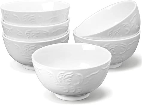 Everyday White 26 Ounce Porcelain Soup Cereal Bowls Cereal Bowls