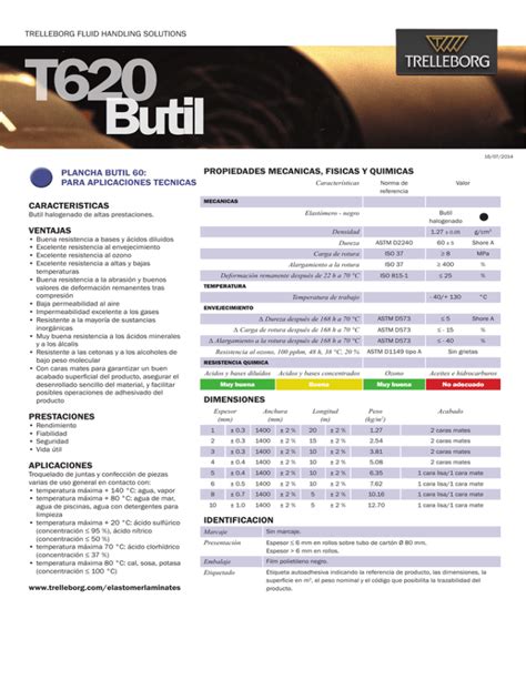 Ficha Butyl O Iir