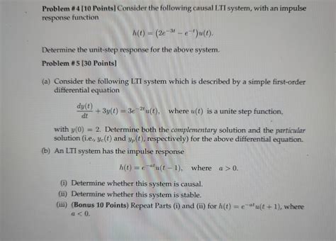 Solved Problem 4 10 Points Consider The Following Causal