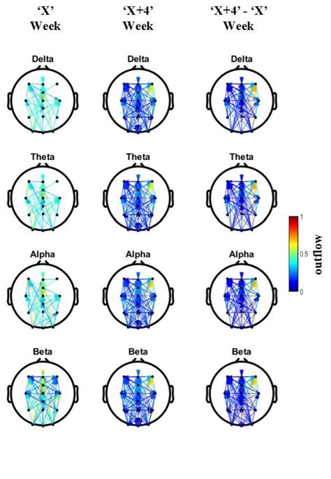 Comparisons Of The Resting State Eeg Pdc Across Experimental Group Of Download Scientific