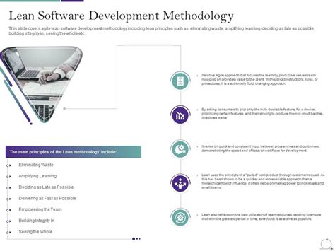agile methodology in it lean software development methodology ppt model