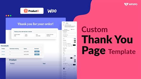 How To Create And Customize Woocommerce Thank You Page Template Youtube