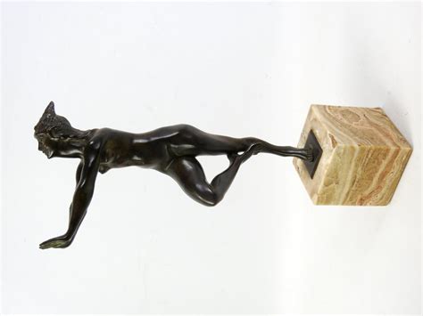 Serge Zelikson 1890 1966 La Danse Sculpture Epreuve En Bronze Signã© Sur La Terrasse H Auction