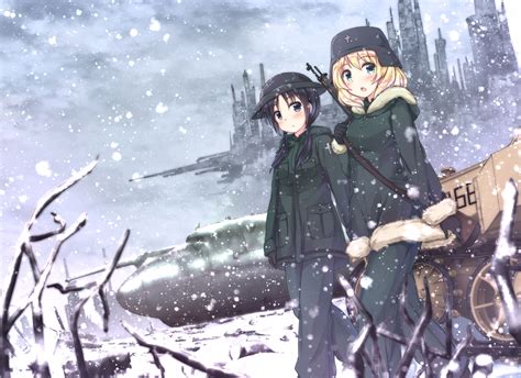 Desktop Wallpaper Yuuri Girls Last Tour Anime Girls Last Tour