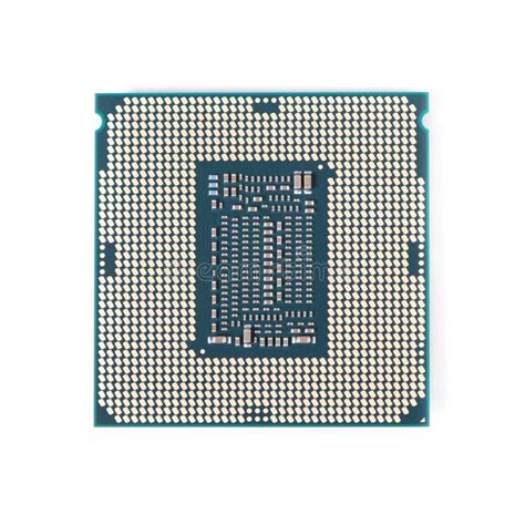 Closeup Of Modern CPU Stock Photo Image Of Circuit