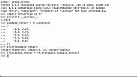 Tf Transpose Transpose A Matrix In Tensorflow