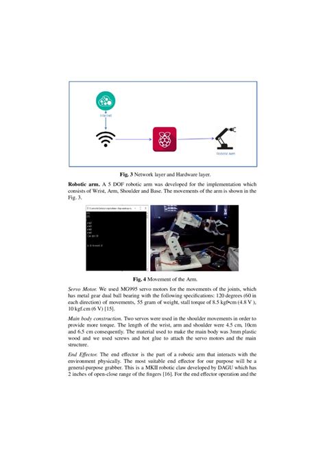 Real Life Implementation Of Internet Of Robotic Things Using 5 Dof