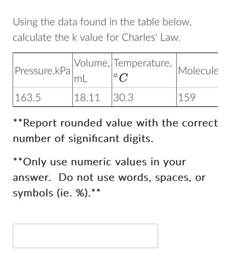 Solved Using The Data Found In The Table Below Calculate