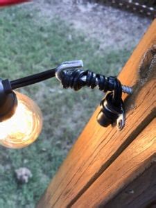 Adding Patio String Lights To The Deck Southern Hospitality