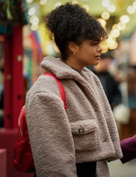 Suspicion Lydia West Sherpa Fur Cropped Jacket Glj